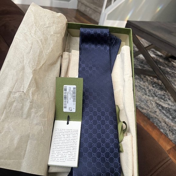 Gucci | Accessories | Gucci Gg Pattern Silk Tie | Poshmark